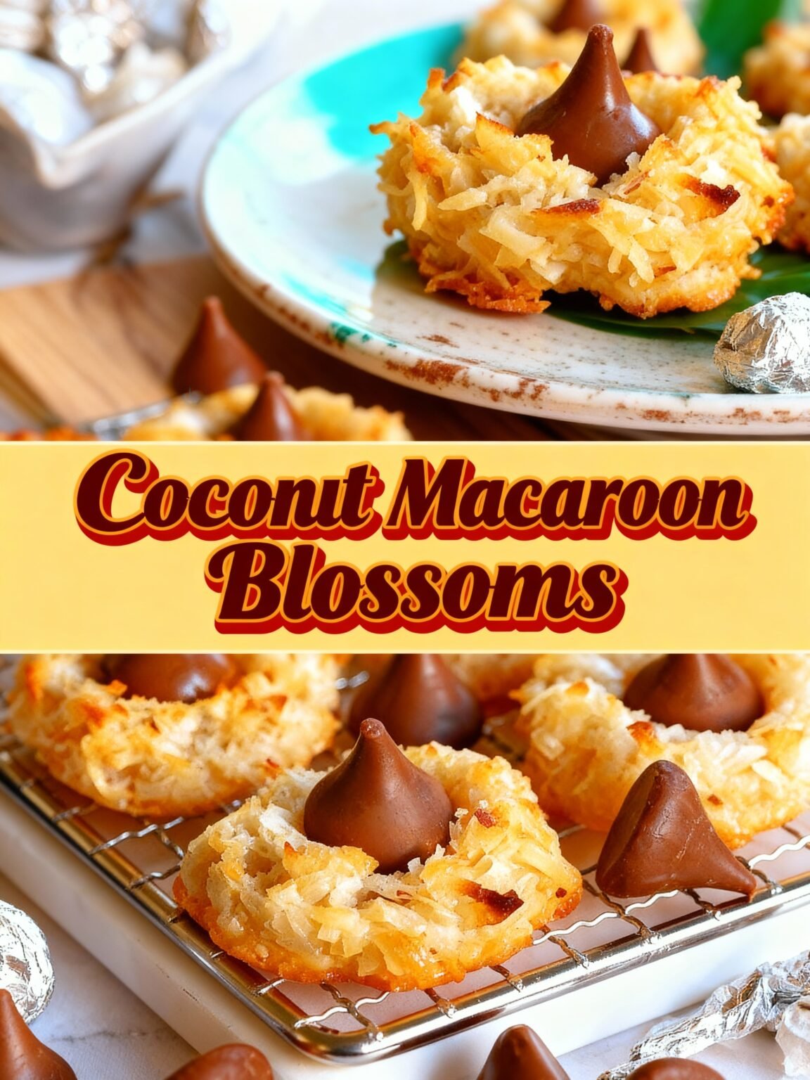 Coconut Macaroon Blossoms Recipe - hurryupmeals