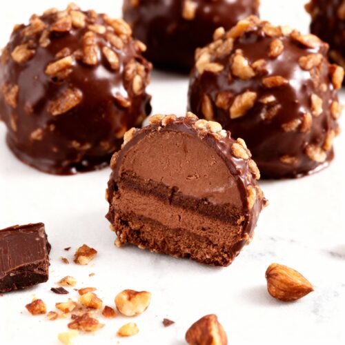 Crunchy Chocolate Hazelnut Truffles Recipe - hurryupmeals