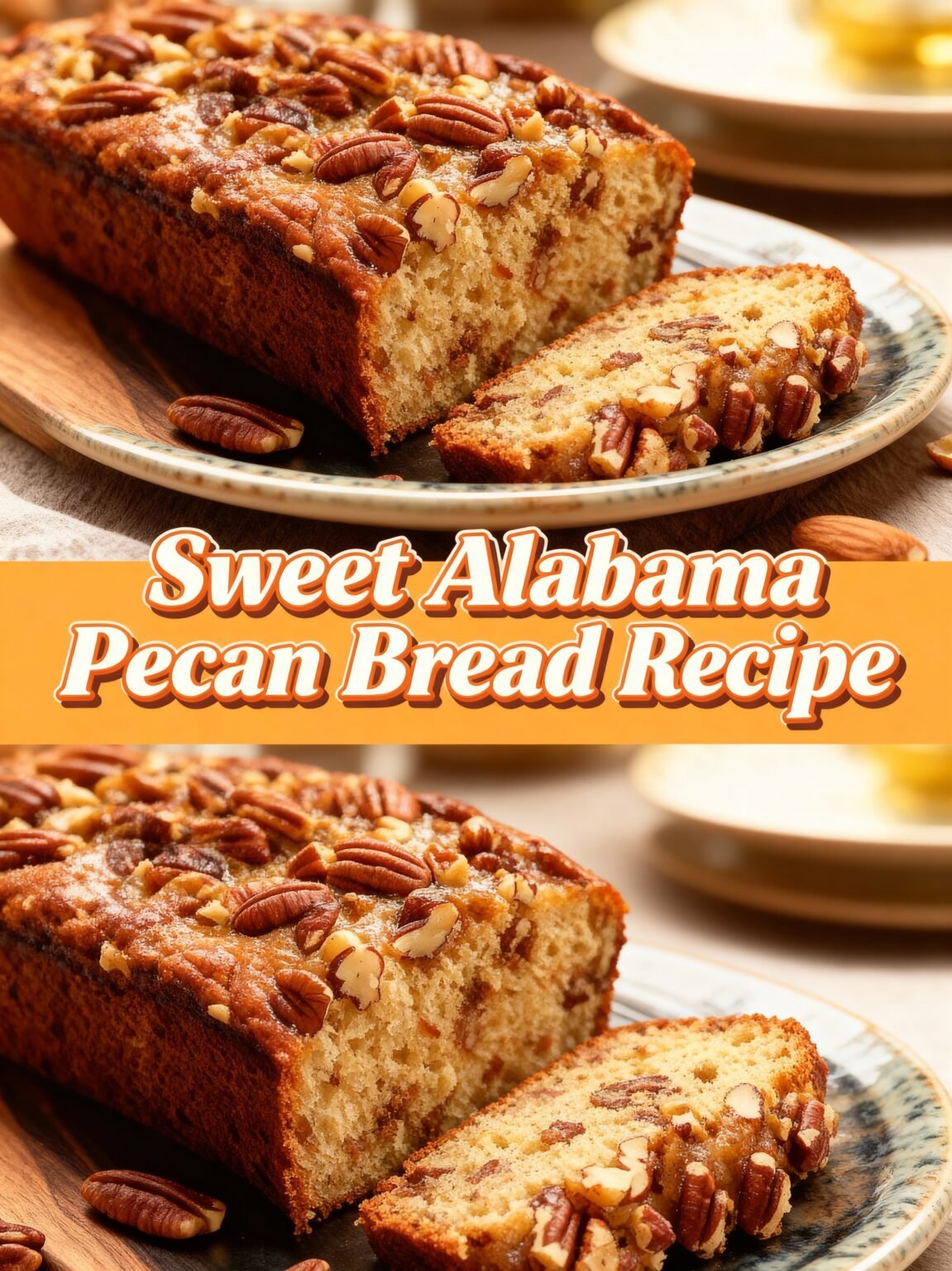 Sweet Alabama Pecan Bread Recipe - hurryupmeals