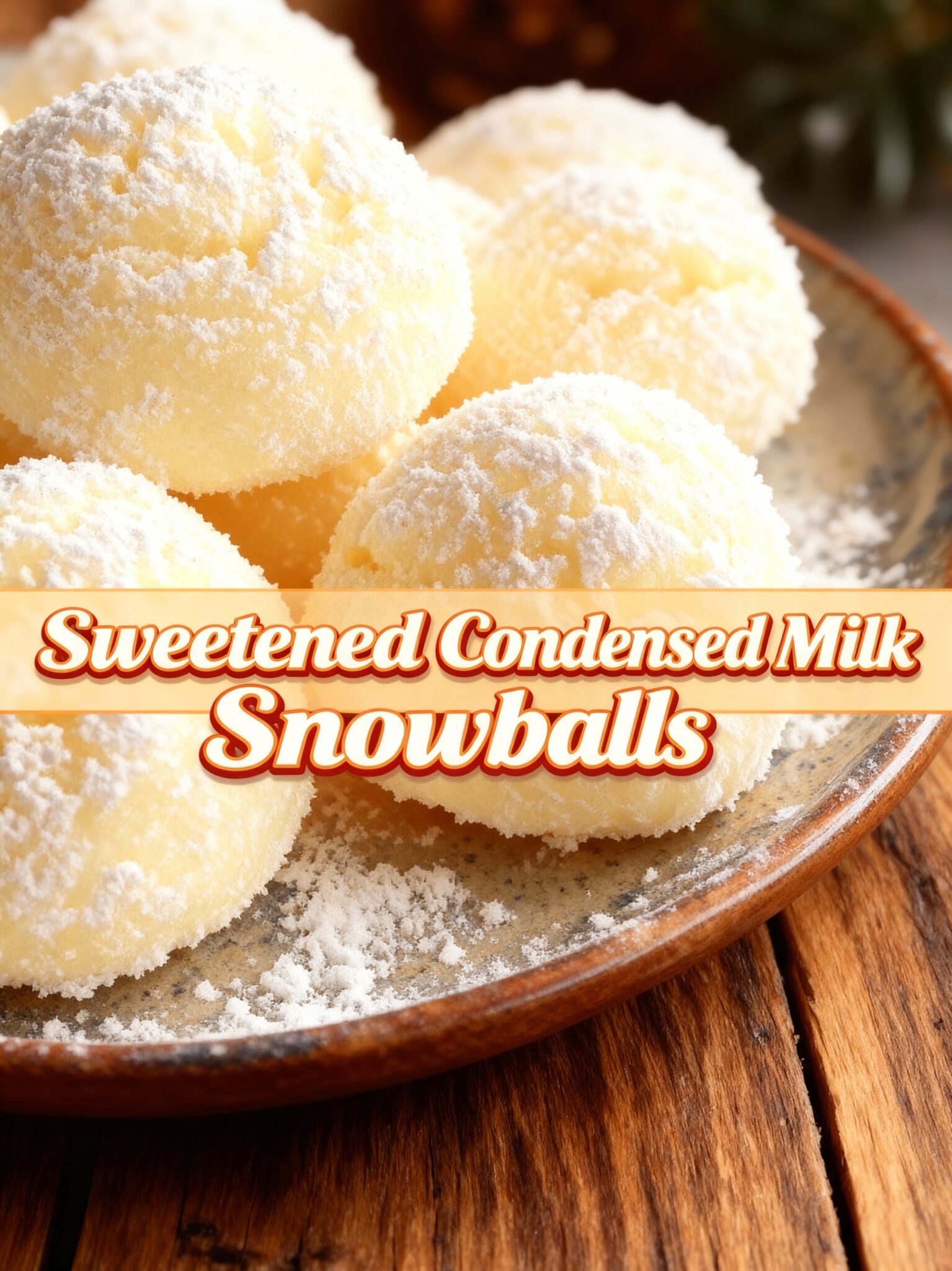 French Cocoa Sweetened Condensed Milk Snowballs Recipe - hurryupmeals